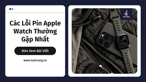 Các Lỗi Pin Apple Watch Thường Gặp Nhất