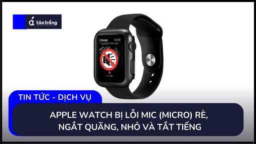 Apple Watch Bị Lỗi Mic (Micro) Rè, Ngắt Quãng, Nhỏ Và Tắt Tiếng