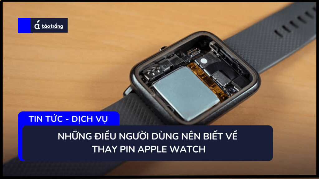 Địa Chỉ Thay Pin Apple Watch Chính Hãng, Giá Rẻ Tại TPHCM