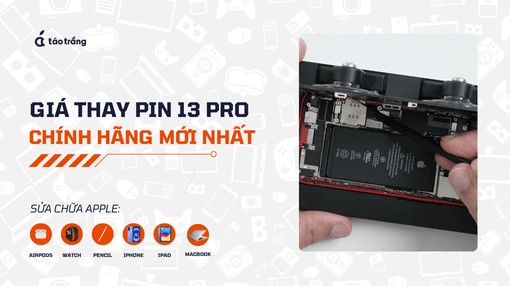 Giá thay pin iPhone 13 Pro chính hãng mới nhất - AMI CARE