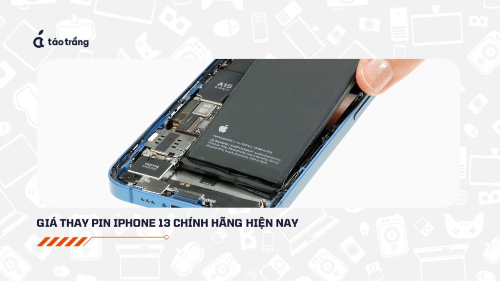 Giá thay pin iPhone 13 chính hãng - AMI CARE