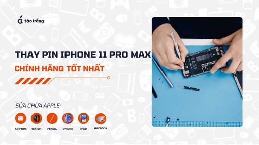 Thay pin iPhone 11 Pro Max chính hãng giá tốt nhất - AMI CARE